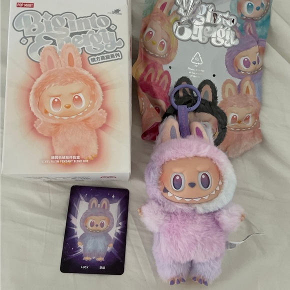 POP MART | Toys | Pop Mart Big Into Energy Labubu Luck | Poshmark